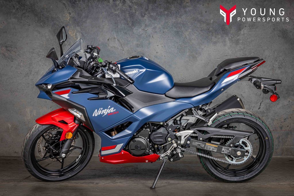 New 2026 Kawasaki Ninja® 500 ABS Metallic Matte Twilight Blue – Young ...